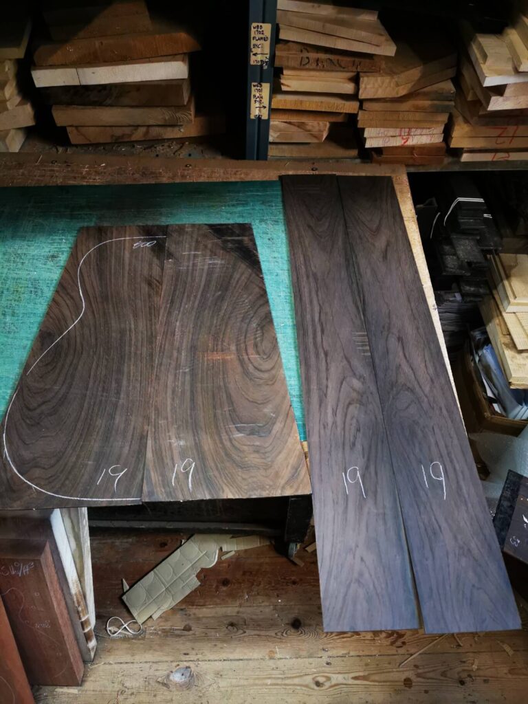 Brazilian Rosewood Set BRS19 - David Dyke Fretted Instruments & Luthier ...