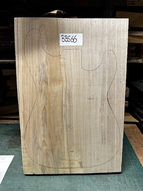 BBS66 - 1pc Swamp Ash 'Paint Grade' - David Dyke Fretted Instruments ...